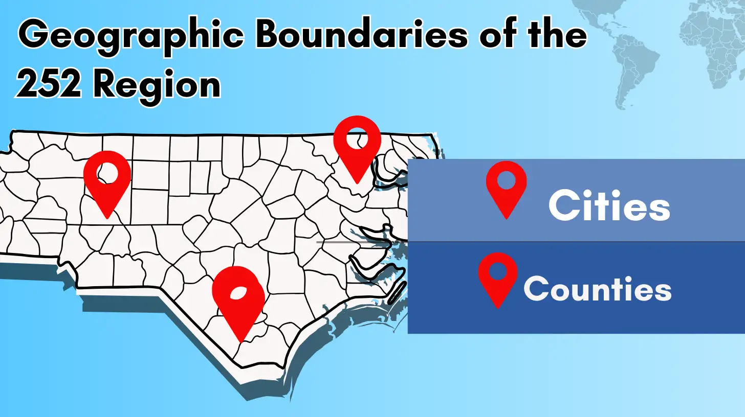 252 Area Code Phone Number: In Northeastern North Carolina